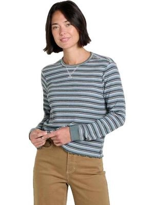 TOAD & CO Long Sleeve Crew II Big Sky Pattern