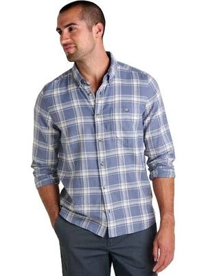 TOAD & CO Airsmyth Long Sleeve Shirt - Ocean Pattern