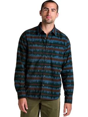 TOAD & CO Pinevale Long Sleeve Shirt Midnight Print