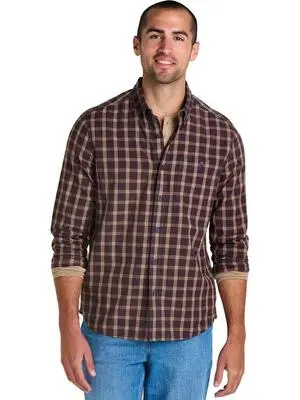 TOAD & CO Airscape Long Sleeve Shirt - Midnight Pattern