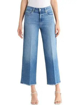 Paige Sasha High-waist Wide-leg Jeans - Buckingham