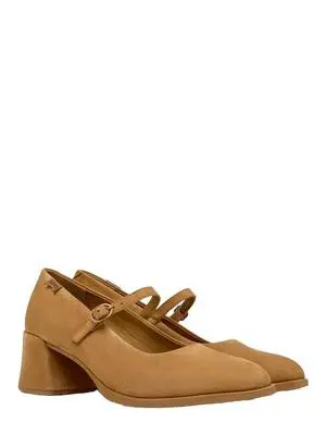 Camper Kora Mary Jane Pump - Medium Brown