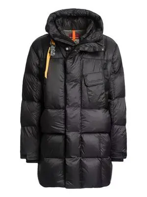 PARAJUMPERS Bold Mid-length Hooded Padded Coat - Black