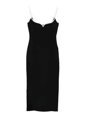 Paris Georgia Heart Midi Dress - Black