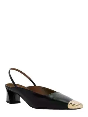 GIUSEPPE ZANOTTI Leather Heeled Pumps - Black