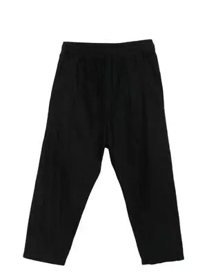 THOM KROM Elasticated-waistband Trousers - Black
