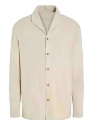 Zegna Buttoned Cardigan - Neutrals