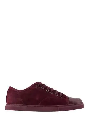 LANVIN Suede Sneakers - Red