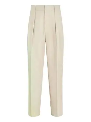 ZEGNA Pleated Wool Trousers