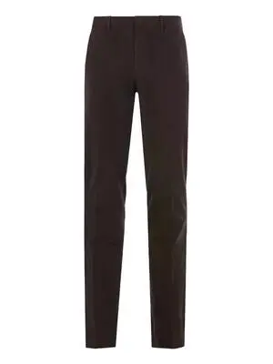 Zegna Twill Trousers - Brown