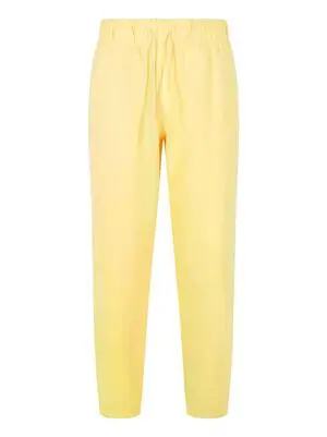 NEW BALANCE Elastic-waistband Logo-patch Track Pants - Yellow