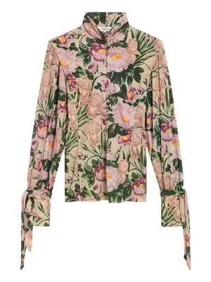 Chloé Floral-print Blouse - Pink