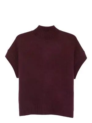 JOSEPH High-neck Knitted Top - Purple