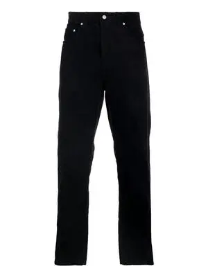 Carhartt Work In Progress Logo Patch Corduroy Track Pants - Blue