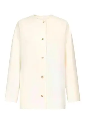Loulou De Saison Draped Coat - White