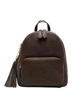 Liu Jo Embossed-logo Backpack - Brown