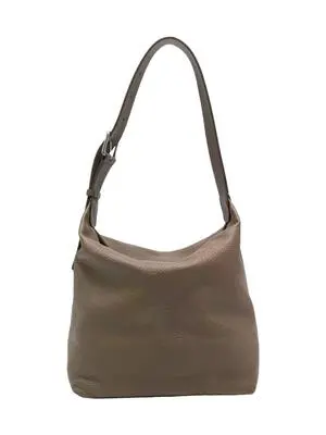 THE ROW Isa Leather Shoulder Bag - Brown