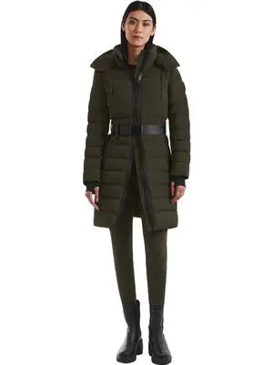 Rudsak Quilted Mid-length Puffer Jacket - Green