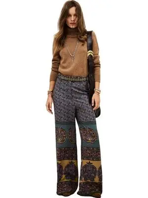 Ba&sh Brany Wide-leg Pants - Brown