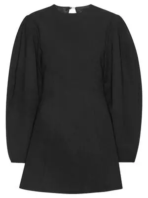 ROTATE BY BIRGER CHRISTENSEN Flared Mini Dress - Black