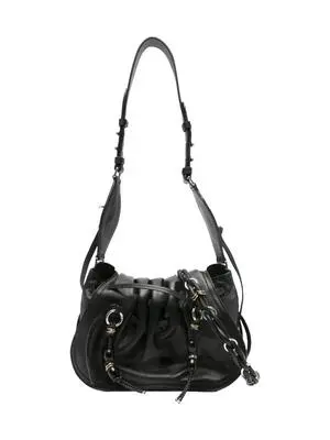 Isabel Marant Étoile Pleated-detail Drawstring Shoulder Bag - Black