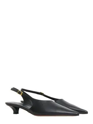 MANSUR GAVRIEL Anna Slingback Pump - Black