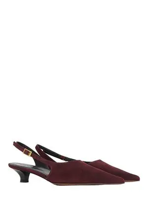 MANSUR GAVRIEL Anna Slingback Pump - Plum