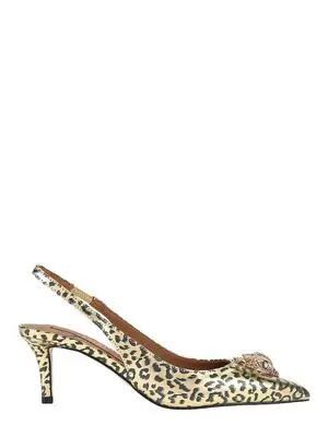 Kurt Geiger Belgravia Slingback Pumps - Open Yellow