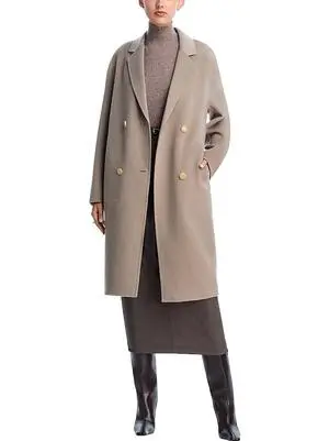 Lafayette 148 New York Wool And Cashmere Coat - Hickory