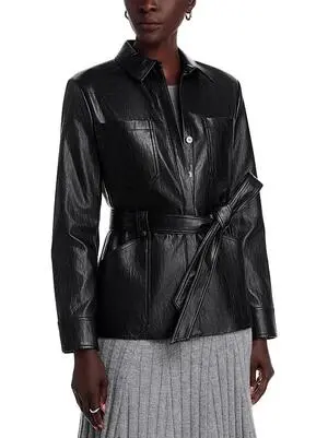 Kobi Halperin Rowan Faux Leather Jacket - Black