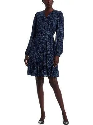 Kobi Halperin Printed Long Sleeve Midi Dress - Midnight Multi