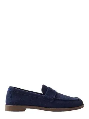 Rothy's ReVelvet Penny Loafers Navy