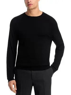 Vince Merino And Cashmere Crewneck Sweater - Black