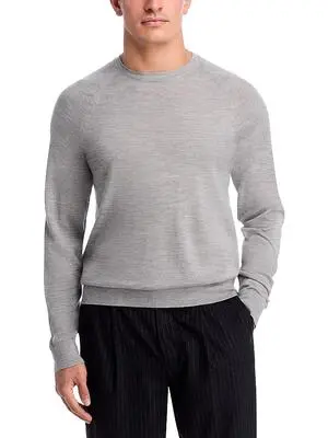 Vince Merino And Cashmere Crewneck Sweater Heather Gray