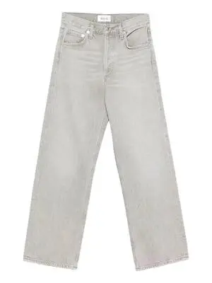 AGOLDE Five-pocket Straight Jeans - Grey