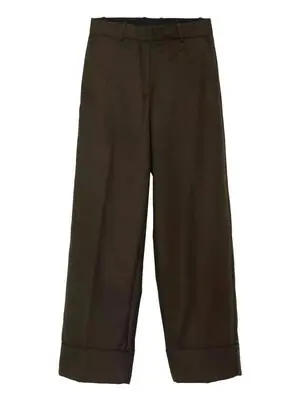 MALINA Cuffed Trousers - Green