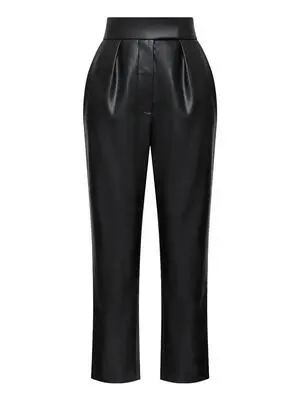 Malìparmi Pleated Straight Trousers - Black