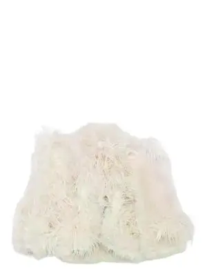 Elie Saab Feather Trimmed Jacket - White