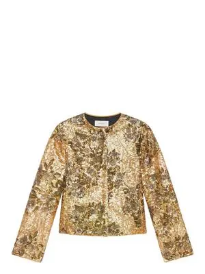 Malìparmi Sequin-embellished Jacket - Gold