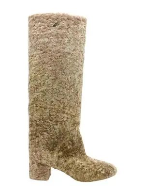 CASADEI Textured Knee-High Boots