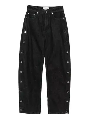 Sportmax Galante Side-button Jeans - Black