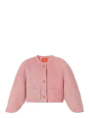 La DoubleJ Blair Wide-sleeve Wool-blend Jacket - Pink