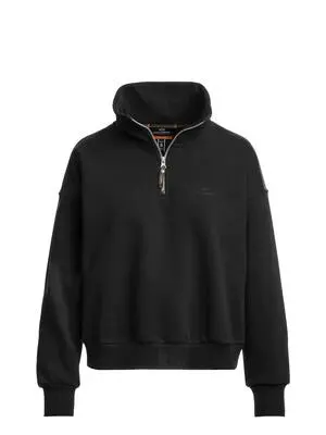 PARAJUMPERS Half-zip High-neck Sweatshirt - Black