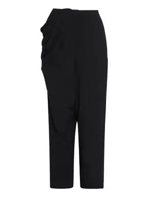 UMA | RAQUEL BLAY Draped Drop-crotch Trousers - Black