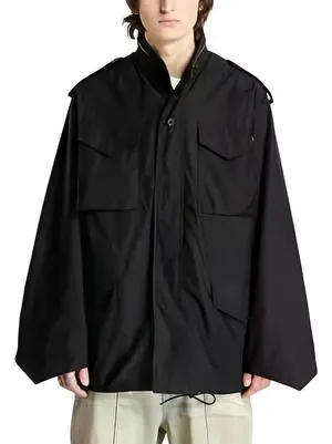 Alpha Industries M65 Heritage Multiple-pockets Jacket - Black