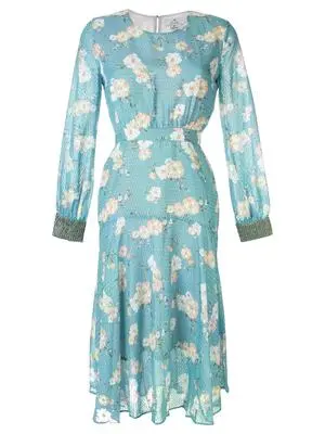 WE ARE KINDRED Mia Floral-print Midi Dress - Blue