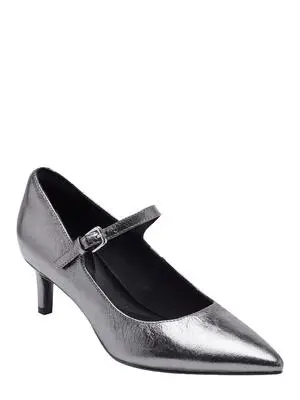 Rockport Chase Mary Jane Pumps - Pewter