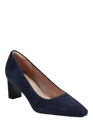 Rockport Almond Toe Pump - Dark Blue