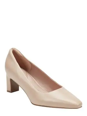 Rockport Almond Toe Pump - Light Natural