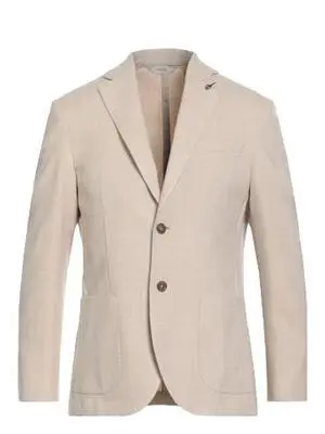PAOLONI Single-breasted Blazer - Beige